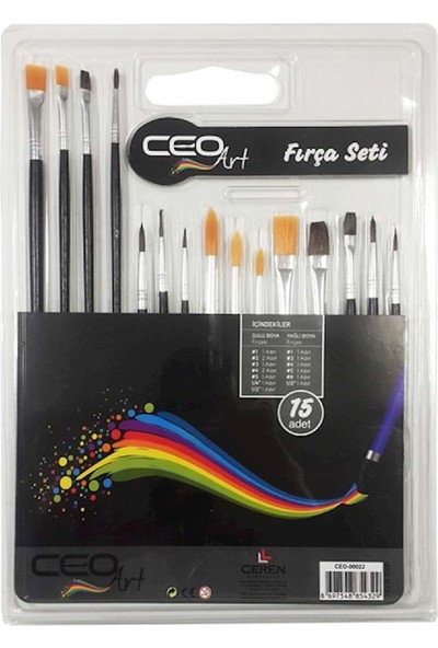 Ceo Art Fırça Seti 00022 15'li