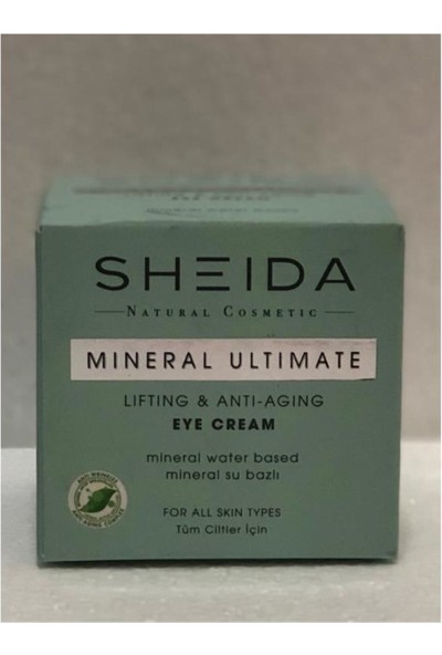 Sheida Mineral Ultımate Göz Kremi 20 ml