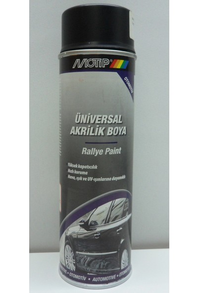 Motip Universal Mat Siyah Akrilik Boya 500 ml Motip Universal Mat Siyah Akrilik Boya 500 ml