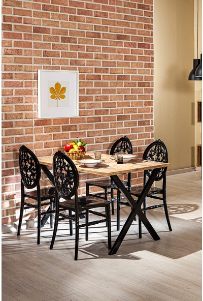 Sandalie Maxima / Venüs Mutfak Masa Takımı - Siyah