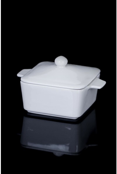 Acar Pure White Porselen Kare Fırın Kabı - 14 cm Acar Pure White Porselen Kare Fırın Kabı - 14 cm