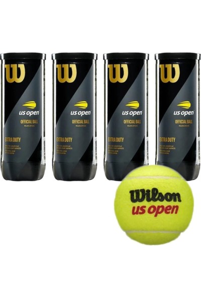 Wilson Us Open 4 Kutu Tenis Topu Wilson Us Open 4 Kutu Tenis Topu