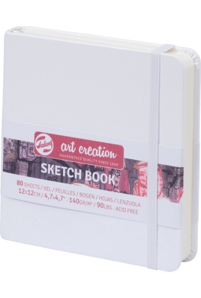 Talens Sketchbook Sert Kapak Eskiz Çizim Defteri 12 x 12 cm 140 gr 80 Yaprak Beyaz Talens Sketchbook Sert Kapak Eskiz Çizim Defteri 12 x 12 cm 140 gr 80 Yaprak Beyaz