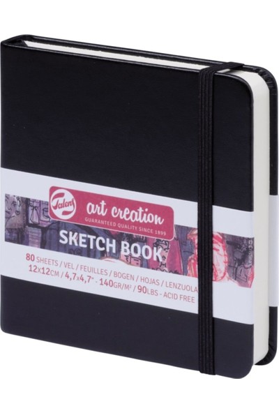Talens Sketchbook Sert Kapak Eskiz Çizim Defteri 12 x 12 cm 140 gr 80 Yaprak Siyah Talens Sketchbook Sert Kapak Eskiz Çizim Defteri 12 x 12 cm 140 gr 80 Yaprak Siyah