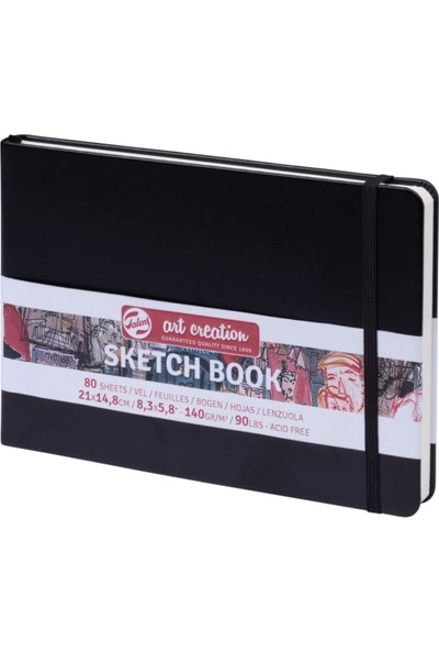 Talens Sketchbook Sert Kapak Eskiz Çizim Defteri 15 x 21 cm 140 gr 80 Yaprak Siyah Talens Sketchbook Sert Kapak Eskiz Çizim Defteri 15 x 21 cm 140 gr 80 Yaprak Siyah