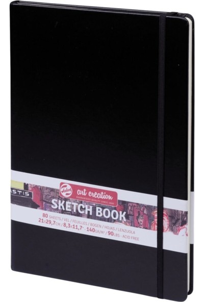 Talens Sketchbook Sert Kapak Eskiz Çizim Defteri 21 x 29 cm. A4 140 gr 80 Yaprak Siyah Talens Sketchbook Sert Kapak Eskiz Çizim Defteri 21 x 29 cm. A4 140 gr 80 Yaprak Siyah