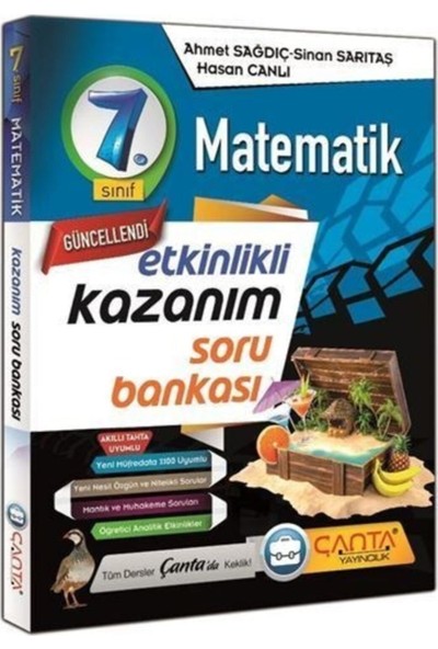 Çanta Yayınları 7. Sınıf Matematik Etkinlikli Kazanım Soru Bankası