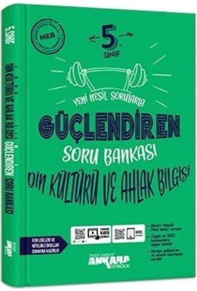 Ankara Yayıncılık Yayıncılık 5. Sınıf Din Kültürü ve Ahlak Bilgisi Güçlendiren Soru Bankası