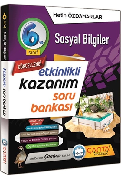 Çanta Yayınları 6.sınıf Sosyal Bilgiler Soru Bankası