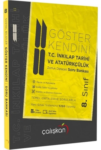 Çalışkan Yayınları 8. Sınıf Göster Kendini T.c. Inkılap Tarihi Soru Bankası