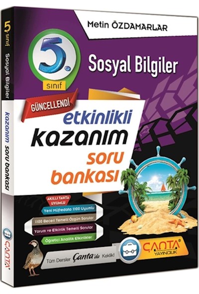 Çanta Yayınları 5.Sınıf Sosyal Bilgiler Soru Bankası