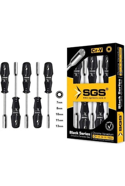 5'li Lokma Tornavida Seti Sgs 920 Black Series 5'li Lokma Tornavida Seti Sgs 920 Black Series