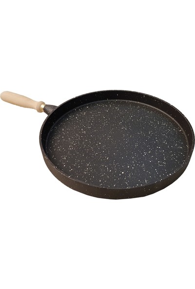 Mutfakça Derin Döküm Granit Gözleme Tavası 36 cm Mutfakça Derin Döküm Granit Gözleme Tavası 36 cm
