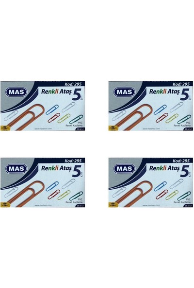 Mas 295 Renkli Dev Ataş 4'lü