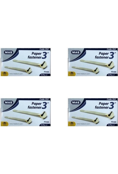 Mas 352 Maşa Raptiye 4'lü