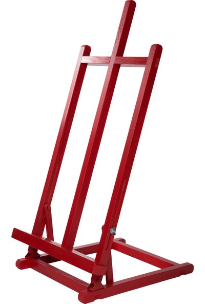 Özcan Gencer Art Renkli Ayarlanabilir Masaüstü Şövale 90 x 42 cm Kan Kırmızı