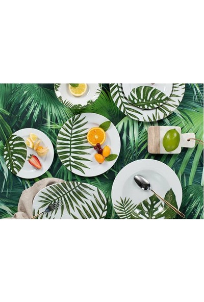 Cadderoyal Porland Botanik 24 Parça 6 Kişilik Yemek Takımı