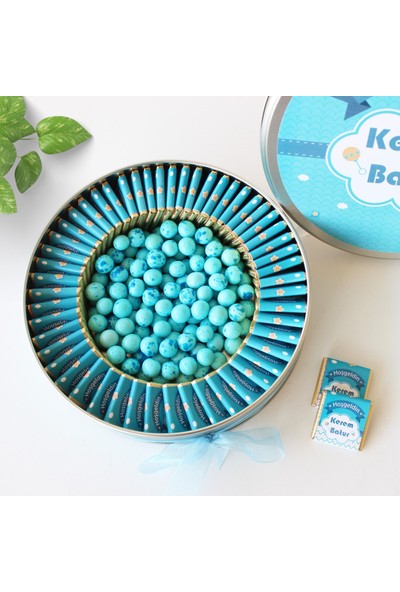 Hayal Sepetim Erkek Bebek Çikolatası 54 Madlen+Draje