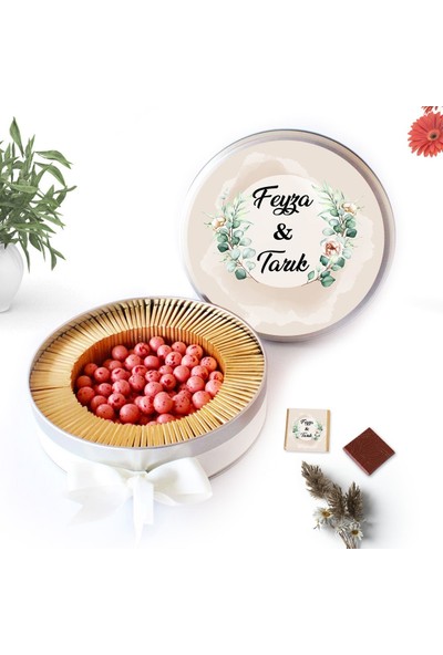 Hayal Sepetim Söz Nişan Çikolatası 100 Madlen+200 gr Draje Hayal Sepetim Söz Nişan Çikolatası 100 Madlen+200 gr Draje