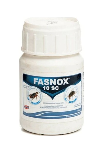 Safa Tarım Fasnox 10 Sc Hamam Böceği ve Sinek Kovucu 50 ml Safa Tarım Fasnox 10 Sc Hamam Böceği ve Sinek Kovucu 50 ml