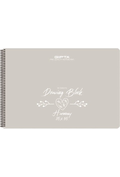 Gıpta Harmony 30 Yaprak Resim Defteri 4159 25 x 35 cm