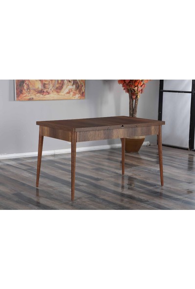 Umut Barok Ceviz Yemek Mutfak Masası Kelebek Masa