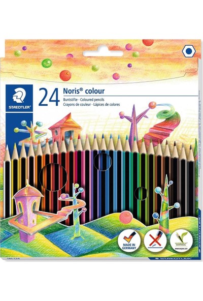 Staedtler Noris Color Kuru Boya 24 Renk 185 C24 Staedtler Noris Color Kuru Boya 24 Renk 185 C24