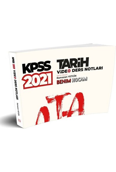 Benim Hocam Yayınları 2021 Kpss Tarih Video Ders Notları - Ramazan Yetgin Benim Hocam Yayınları 2021 Kpss Tarih Video Ders Notları - Ramazan Yetgin