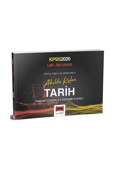 Yargı Yayınevi 2020 Kpss Lise Ön Lisans Tablo Ve Şemalarla Akılda Kalan Tarih Kitabı Yargı Yayınevi 2020 Kpss Lise Ön Lisans Tablo Ve Şemalarla Akılda Kalan Tarih Kitabı
