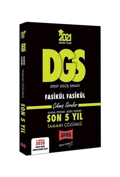 Yargı Yayınevi 2021 Dgs Vıp Tamamı Çözümlü Fasikül Fasikül Son 5 Yıl Çıkmış Sorular – 9 Ağustos 2020 Sınavı Dahil Yargı Yayınevi 2021 Dgs Vıp Tamamı Çözümlü Fasikül Fasikül Son 5 Yıl Çıkmış Sorular – 9 Ağustos 2020 Sınavı Dahil