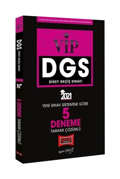 Yargı Yayınevi 2021 Dgs Vıp Yeni Sınav Sistemine Göre Tamamı Çözümlü 5 Deneme Yargı Yayınevi 2021 Dgs Vıp Yeni Sınav Sistemine Göre Tamamı Çözümlü 5 Deneme