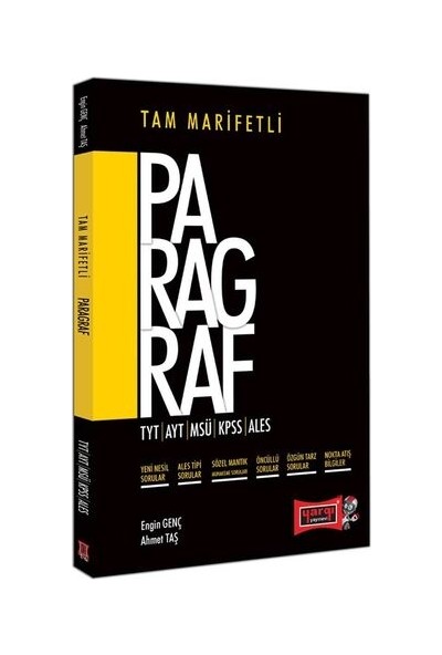 Yargı Yayınevi Tyt Ayt Msü Kpss Ales İçin Tam Marifetli Paragraf Soru Bankası - Ahmet Taş - Engin Genç Yargı Yayınevi Tyt Ayt Msü Kpss Ales İçin Tam Marifetli Paragraf Soru Bankası - Ahmet Taş - Engin Genç