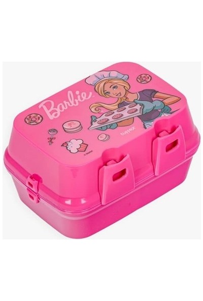 Tuffex Barbie İki Katlı Bölmeli Beslenme Kutusu Tuffex Barbie İki Katlı Bölmeli Beslenme Kutusu