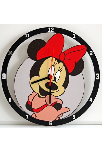 Meyu Home Minnie Mouse Tasarımlı 29 cm Ahşap Saat Meyu Home Minnie Mouse Tasarımlı 29 cm Ahşap Saat