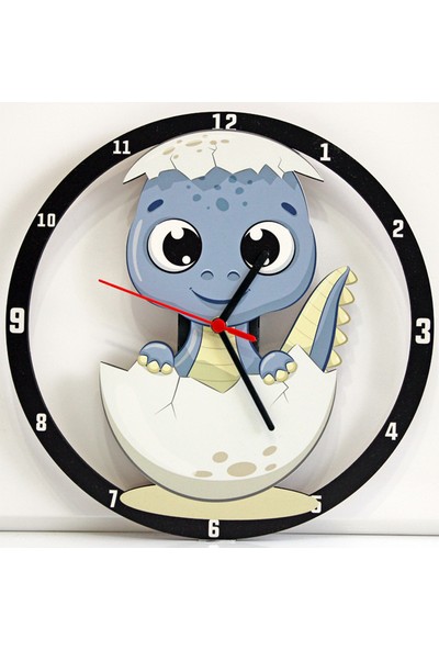 Meyu Home Dinazor Tasarımlı 29 cm Ahşap Saat Meyu Home Dinazor Tasarımlı 29 cm Ahşap Saat