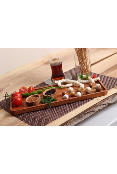 Begonya Küçük Kayık Sunum Tabağı - Servis Tabağı - Bambu Tabak Begonya Küçük Kayık Sunum Tabağı - Servis Tabağı - Bambu Tabak