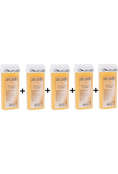 Arcade Kartuş Ağda Natural 5'li Set Arcade Kartuş Ağda Natural 5'li Set