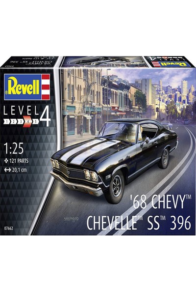 Revell Maket 1968 Chevy Chevelle 07662 Revell Maket 1968 Chevy Chevelle 07662