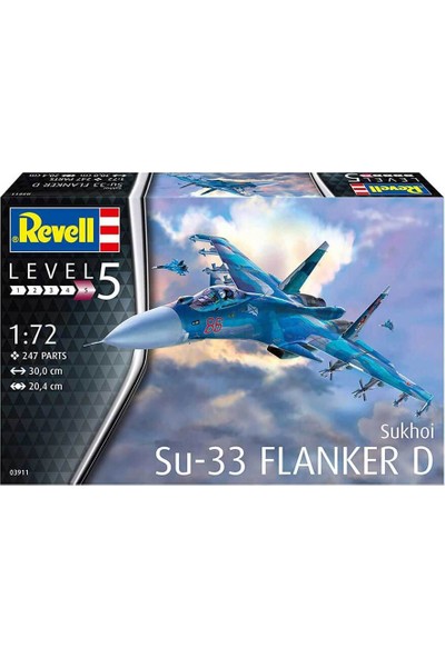 Revell Model Kit Sukhoi Su-33 Navy Flanker 3911