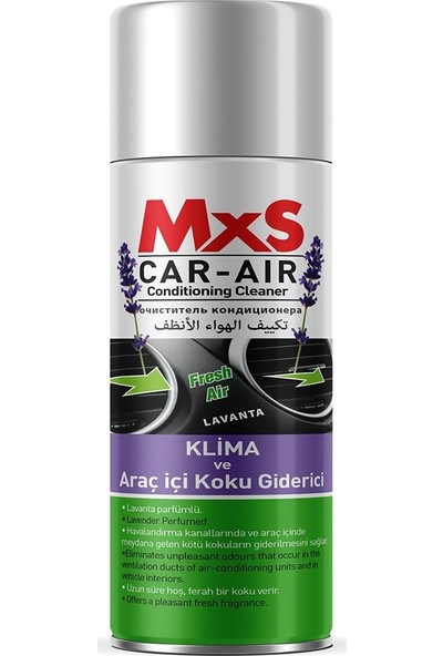 Mxs Araç Içi Klima Temizleyici Koku Giderici Fresh Bomba Lavanta Kokulu 200 ml Mxs Araç Içi Klima Temizleyici Koku Giderici Fresh Bomba Lavanta Kokulu 200 ml