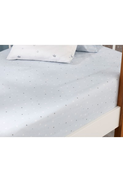 English Home Mini Astro Pamuklu Bebe Lastikli Çarşaf 70 x 140 cm Mavi English Home Mini Astro Pamuklu Bebe Lastikli Çarşaf 70 x 140 cm Mavi