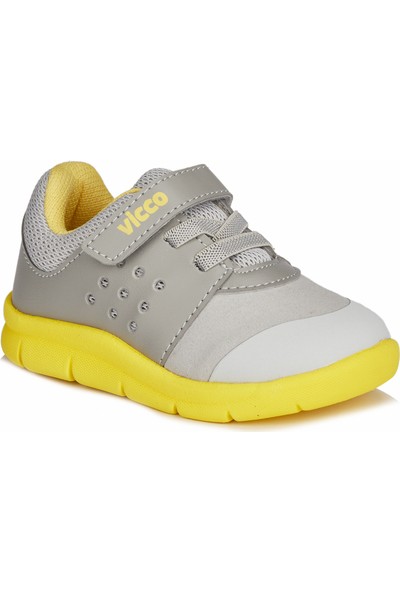 Vicco Mario II Unisex Bebe Gri/Sarı Spor Ayakkabı
