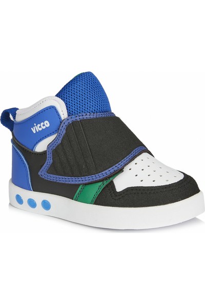 Vicco Ufo Işıklı Erkek İlk Adım Saks Mavi/Siyah Bot