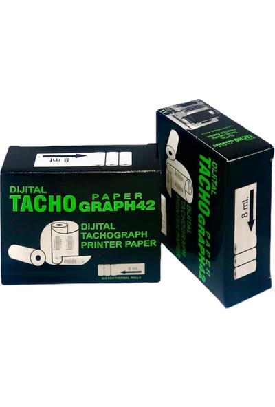 Tacho Diğital Takoğraf Kağıdı 3'lü 8 m