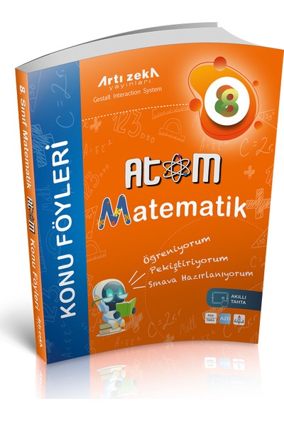 Artı Zeka Yayınları 8. Sınıf Atom Matematik Konu Föyleri
