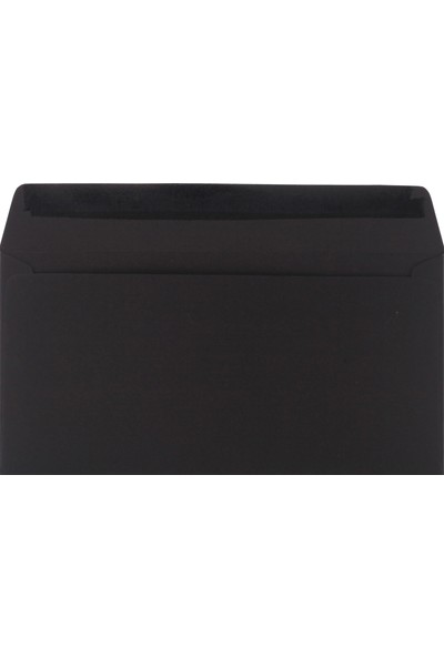 Ege Davetiye Zarfı 120 gr 11 x 22 cm 50'li Siyah