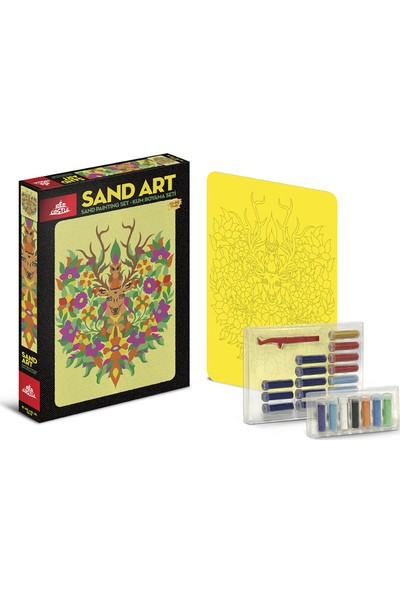 Red Castle Sand Art Kum Sanatı Yetişkin Kum Boyama Aktivite Seti Geyik Red Castle Sand Art Kum Sanatı Yetişkin Kum Boyama Aktivite Seti Geyik