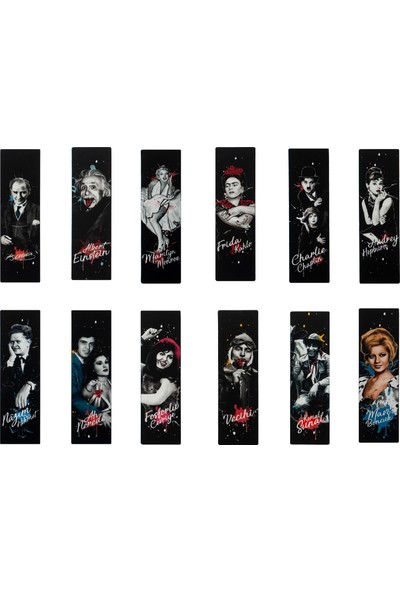 Wings Of Simurg Kitap Ayracı Karakterler 12'li