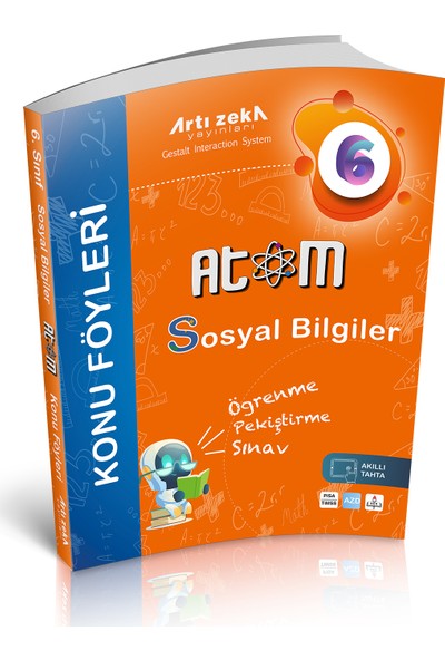 Artı Zeka Yayınları 6. Sınıf Atom Sosyal Bilgiler Konu Föyleri Artı Zeka Yayınları 6. Sınıf Atom Sosyal Bilgiler Konu Föyleri