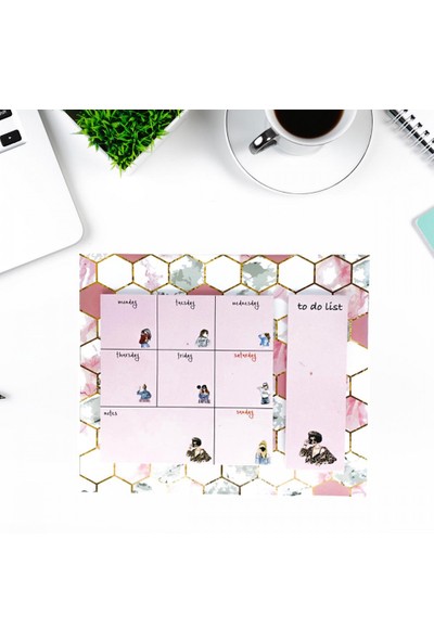 Şeker Ofisi Kiwoodesign Bad Girl Masaüstü Haftalık Planlayıcı Şeker Ofisi Kiwoodesign Bad Girl Masaüstü Haftalık Planlayıcı